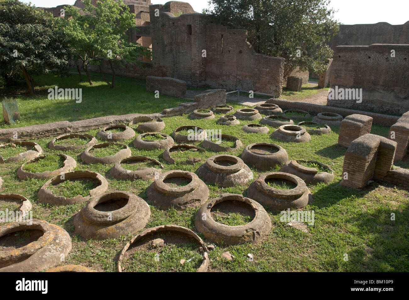 Ostia Antica, Rome. The Caseggiato dei Doli takes its name from the 35 ...