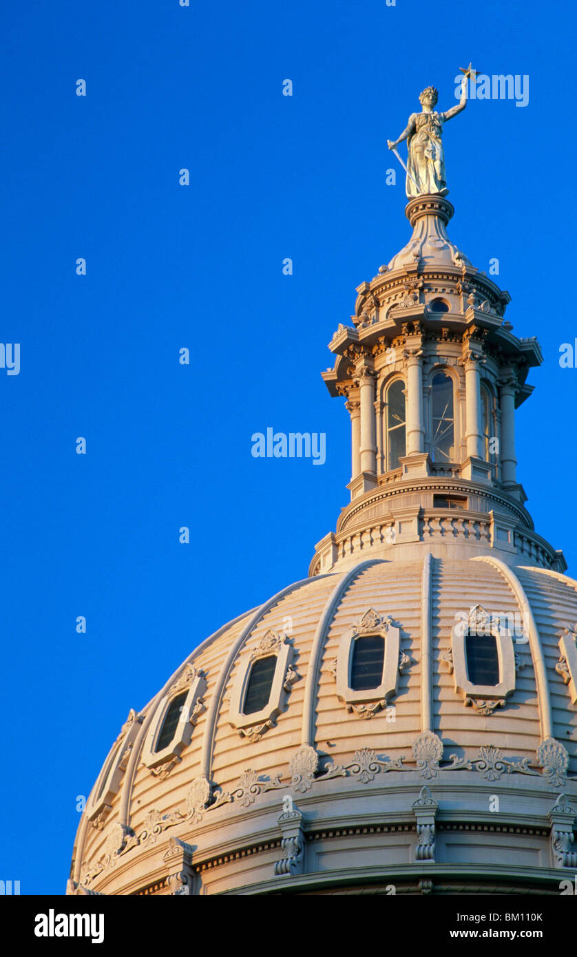 Low angle view of a government building, Texas State Capitol, Austin ...