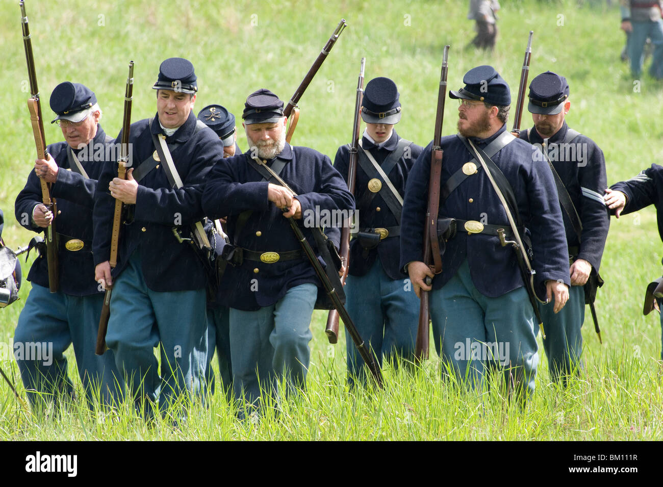 Us union army marching hi-res stock photography and images - Alamy