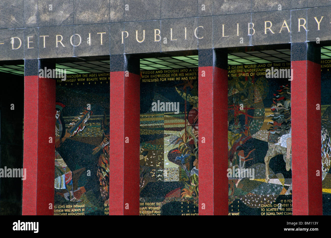 Detroit public library hi-res stock photography and images - Alamy