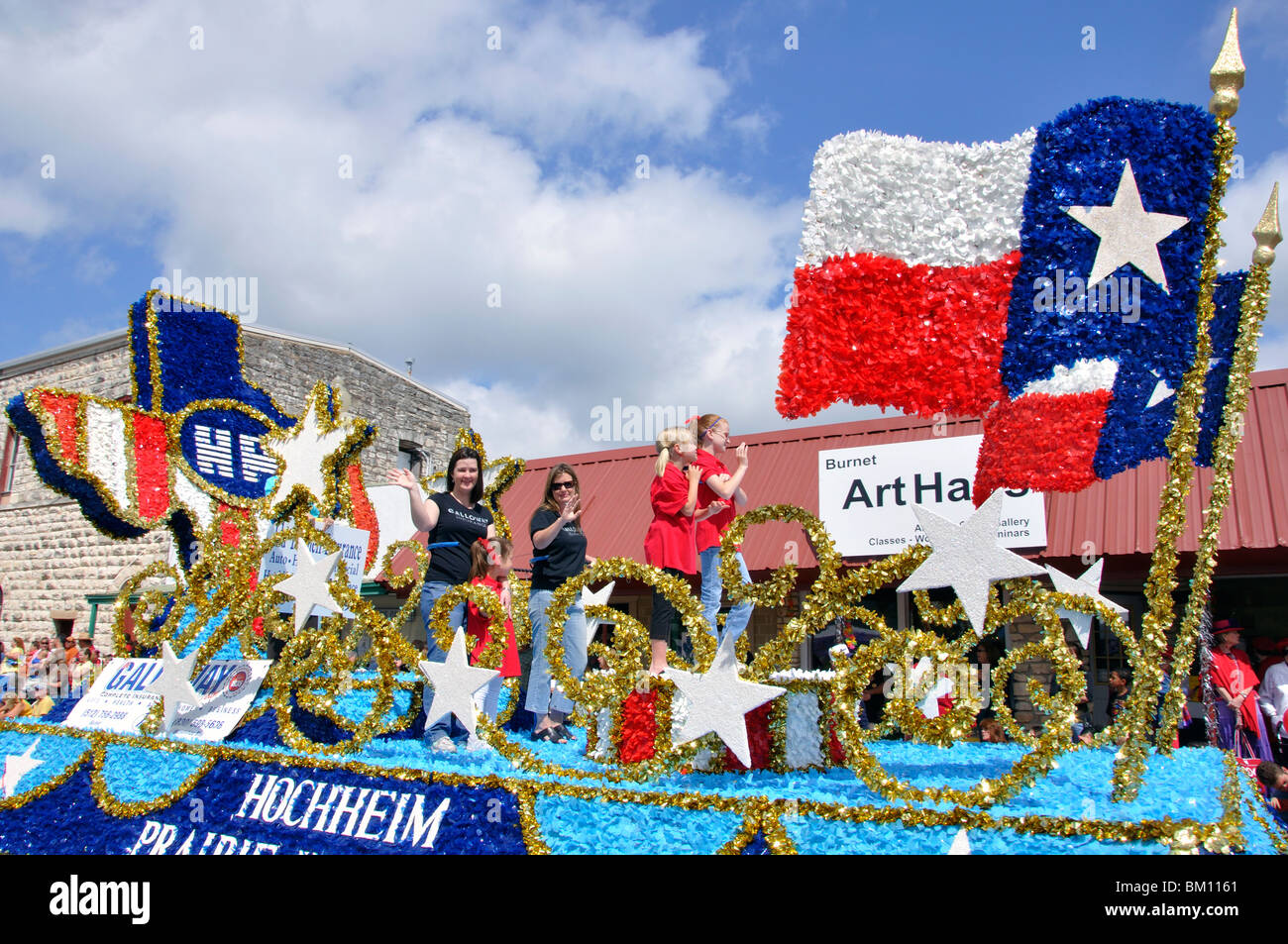Texas parade flag hi-res stock photography and images - Alamy