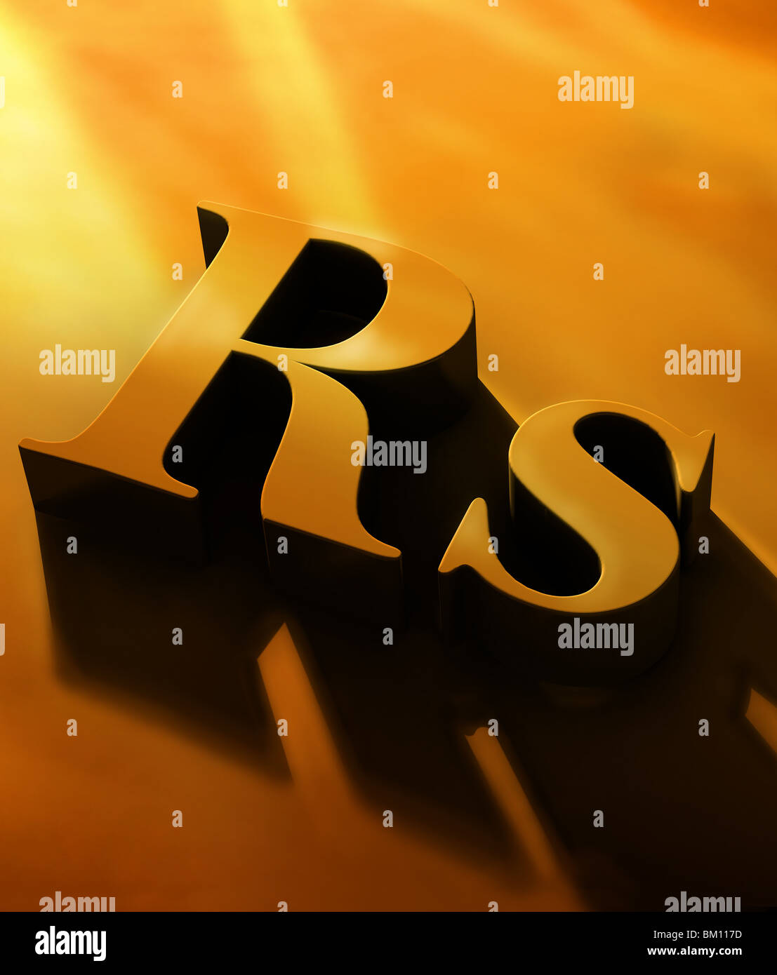 Close-up of Rupee symbol Stock Photo - Alamy