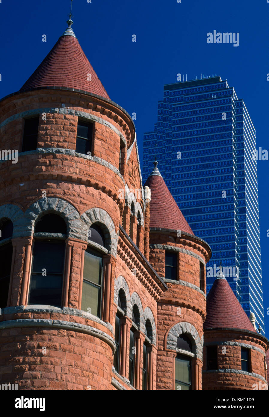 Courthouse in a city, Old Red Courthouse, Dallas, Texas, USA Stock ...