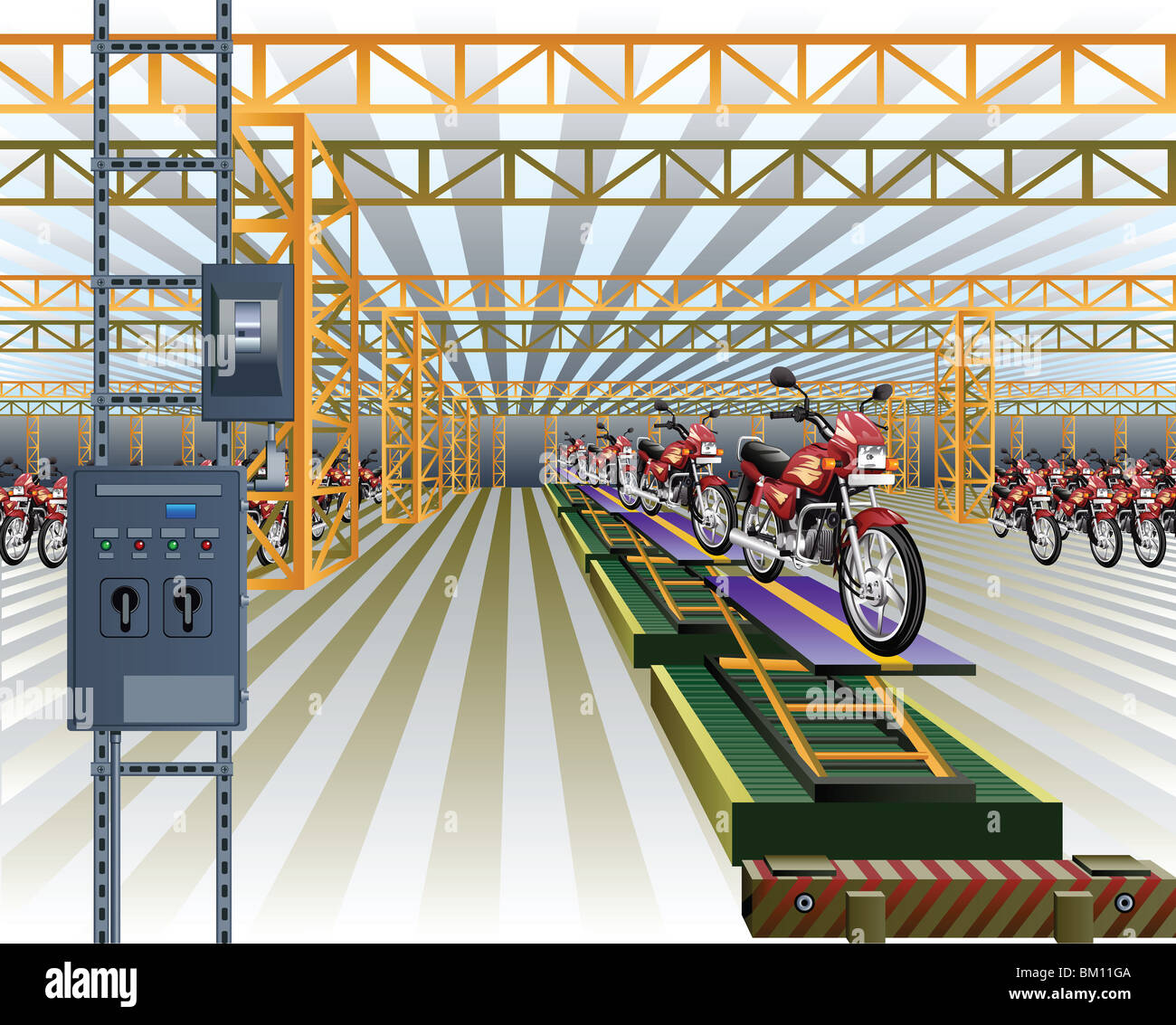 Motorcycle production line hi-res stock photography and images - Alamy