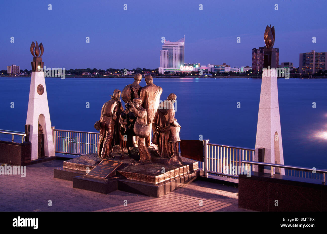 Detroit gateway to freedom hi-res stock photography and images - Alamy