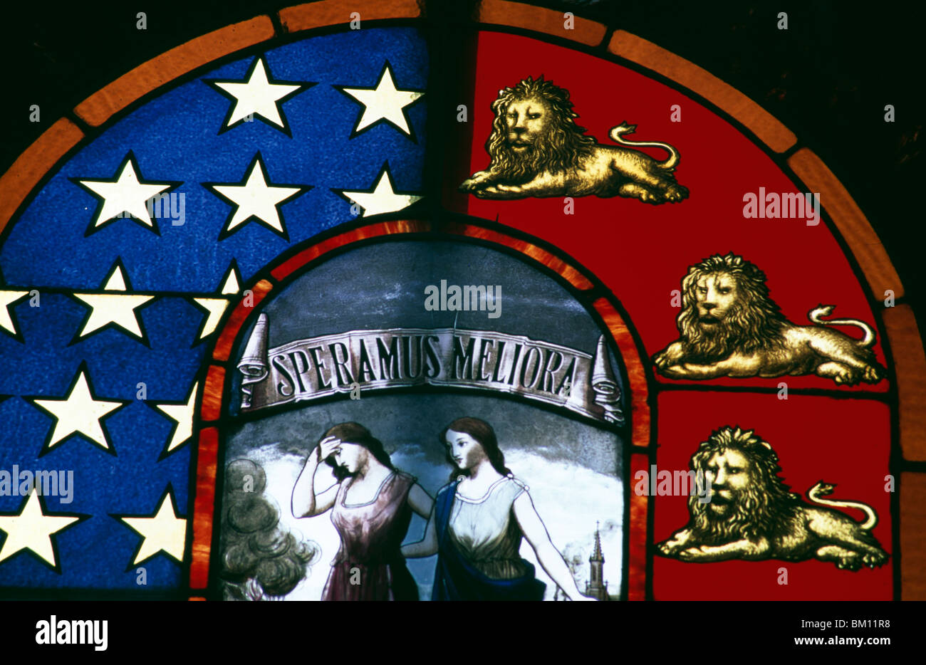 Detroit flag hi-res stock photography and images - Alamy