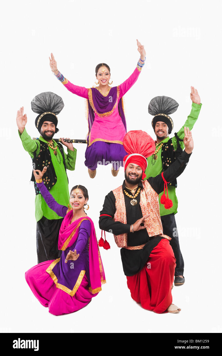 Bhangra dancer holding stick in hi-res stock photography and images - Alamy