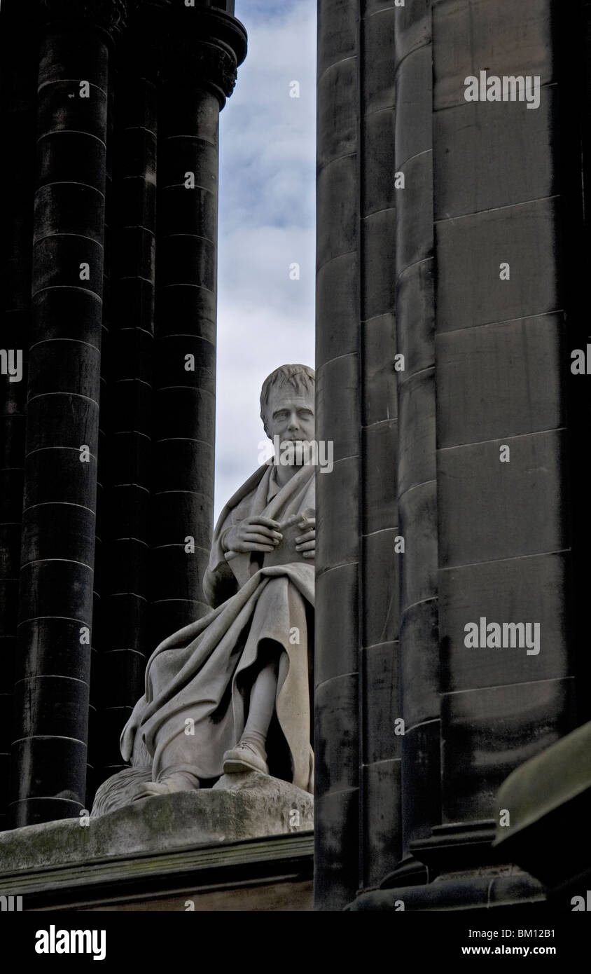 Statue of Sir Walter Scott, Scott Monument, Edinburgh Stock Photo - Alamy