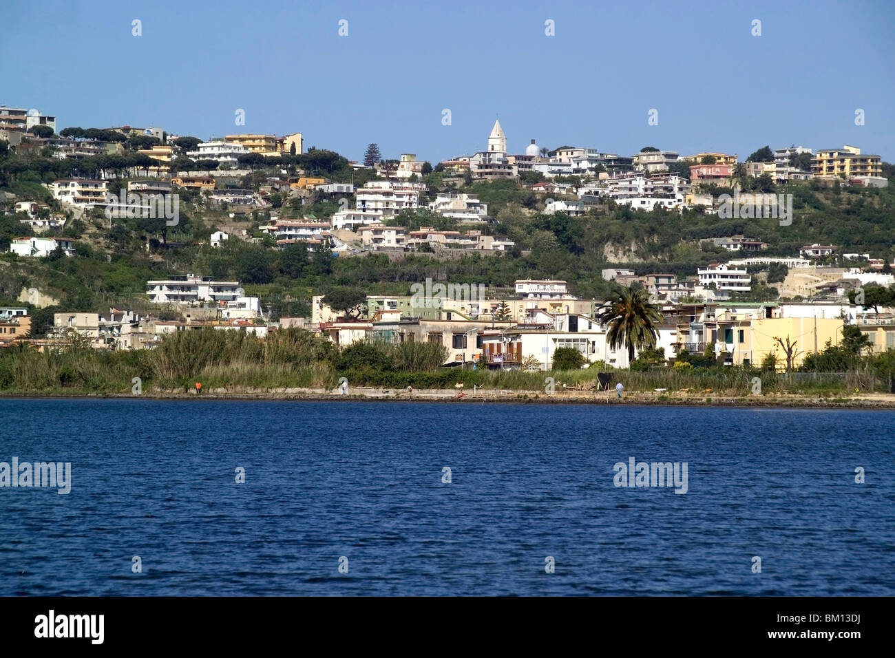 Miseno Lake, Campi Flegrei, Bacoli, Naples, Campania, Italy Stock Photo ...