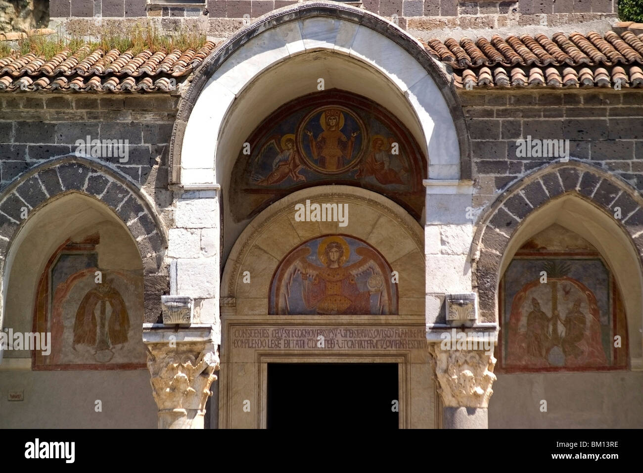 Basilica of Sant Angelo in Formis, Capua, Campania, Italy, Europe Stock ...