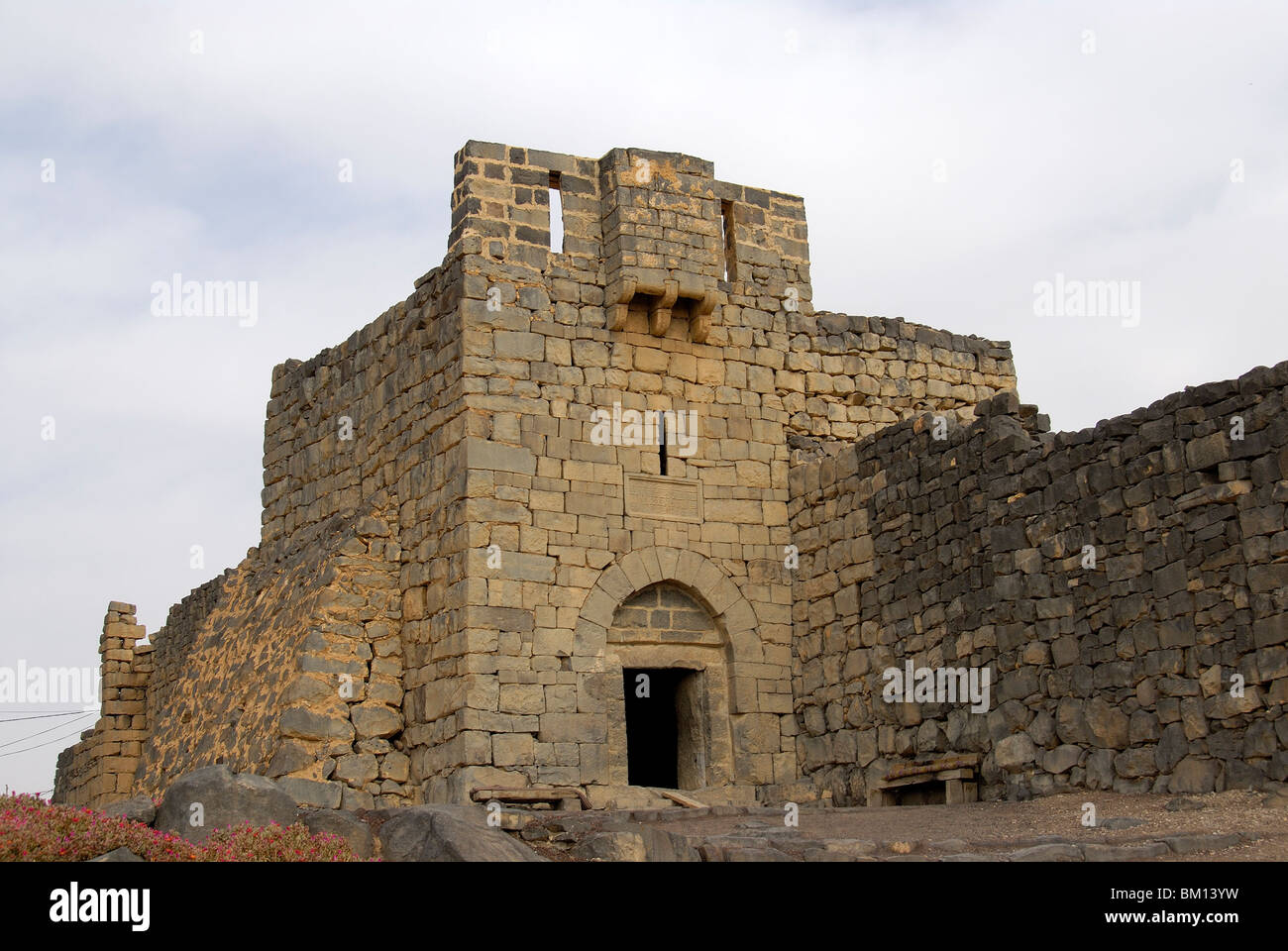 Qasr Azraq, Desert castles, Jordan, Middle East Stock Photo - Alamy