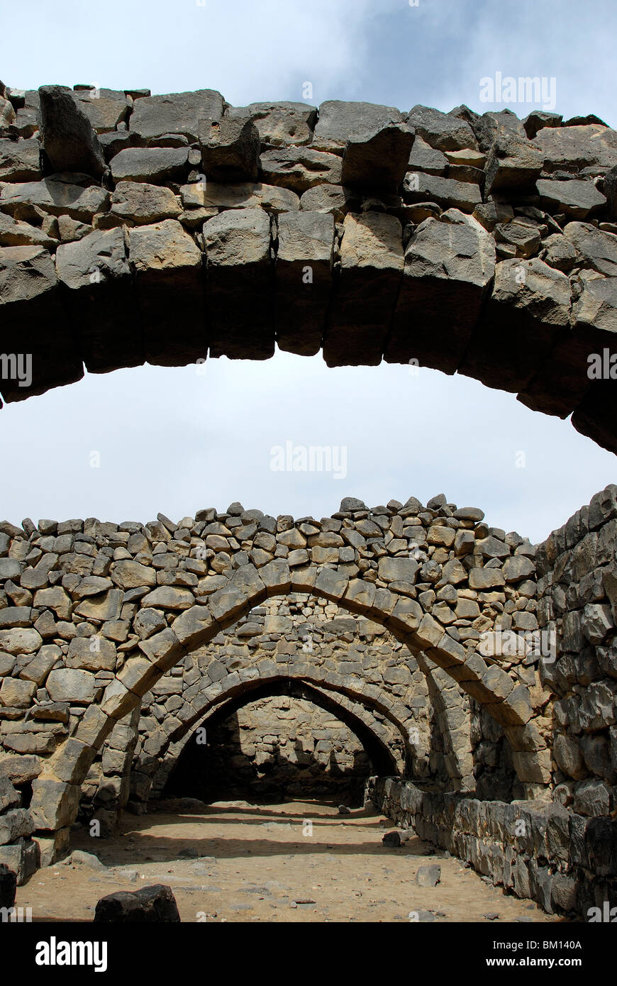Qasr Azraq, Desert castles, Jordan, Middle East Stock Photo - Alamy