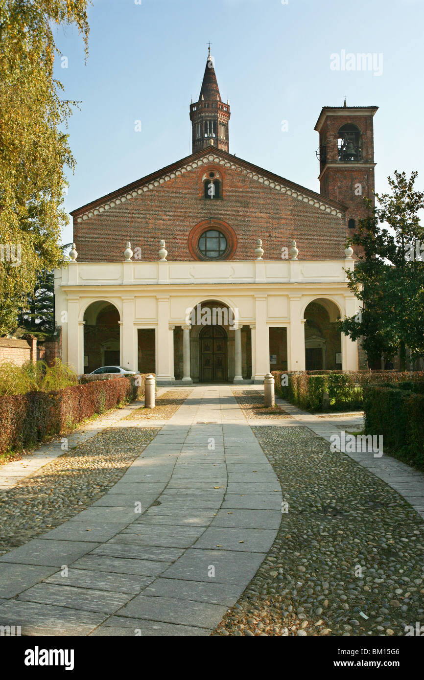 Chiaravalle abbey facade hi-res stock photography and images - Alamy
