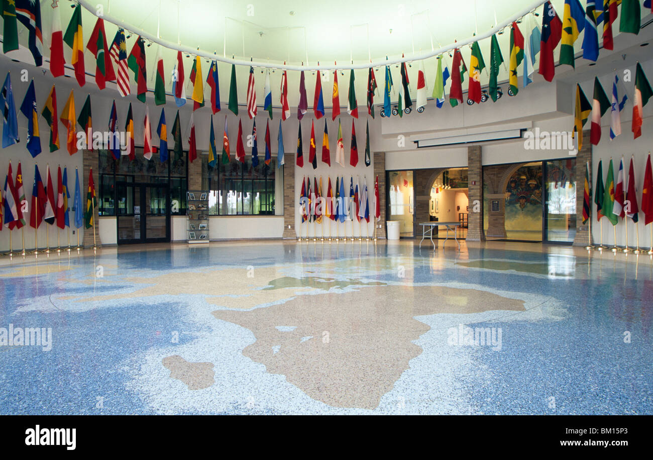 Interiors of a museum, Hall Of Nations, International Cultural Center ...