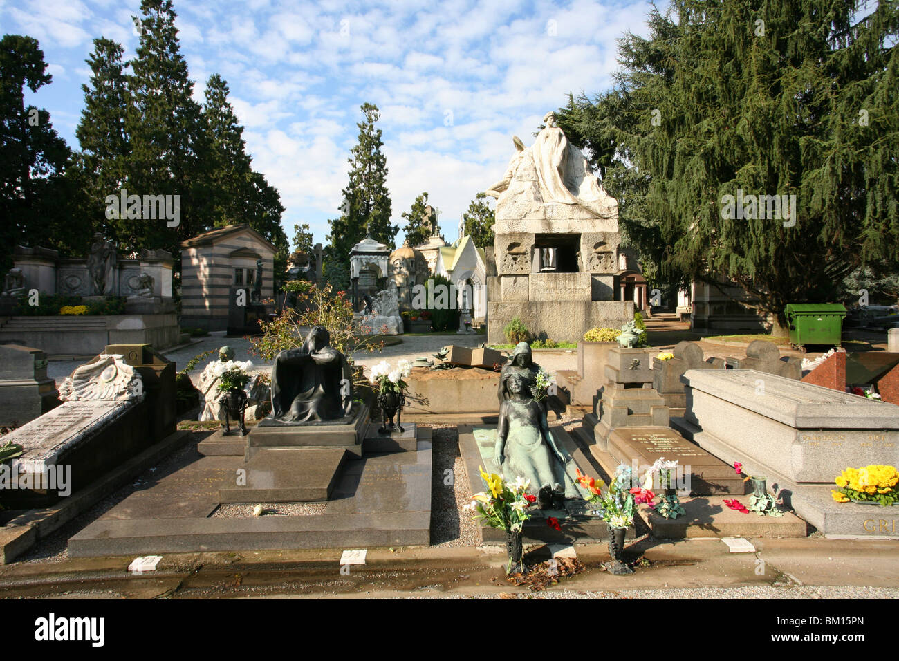 Monumental Cemetery, Architect Carlo Maciachini, Milan, Lombardy, Italy ...