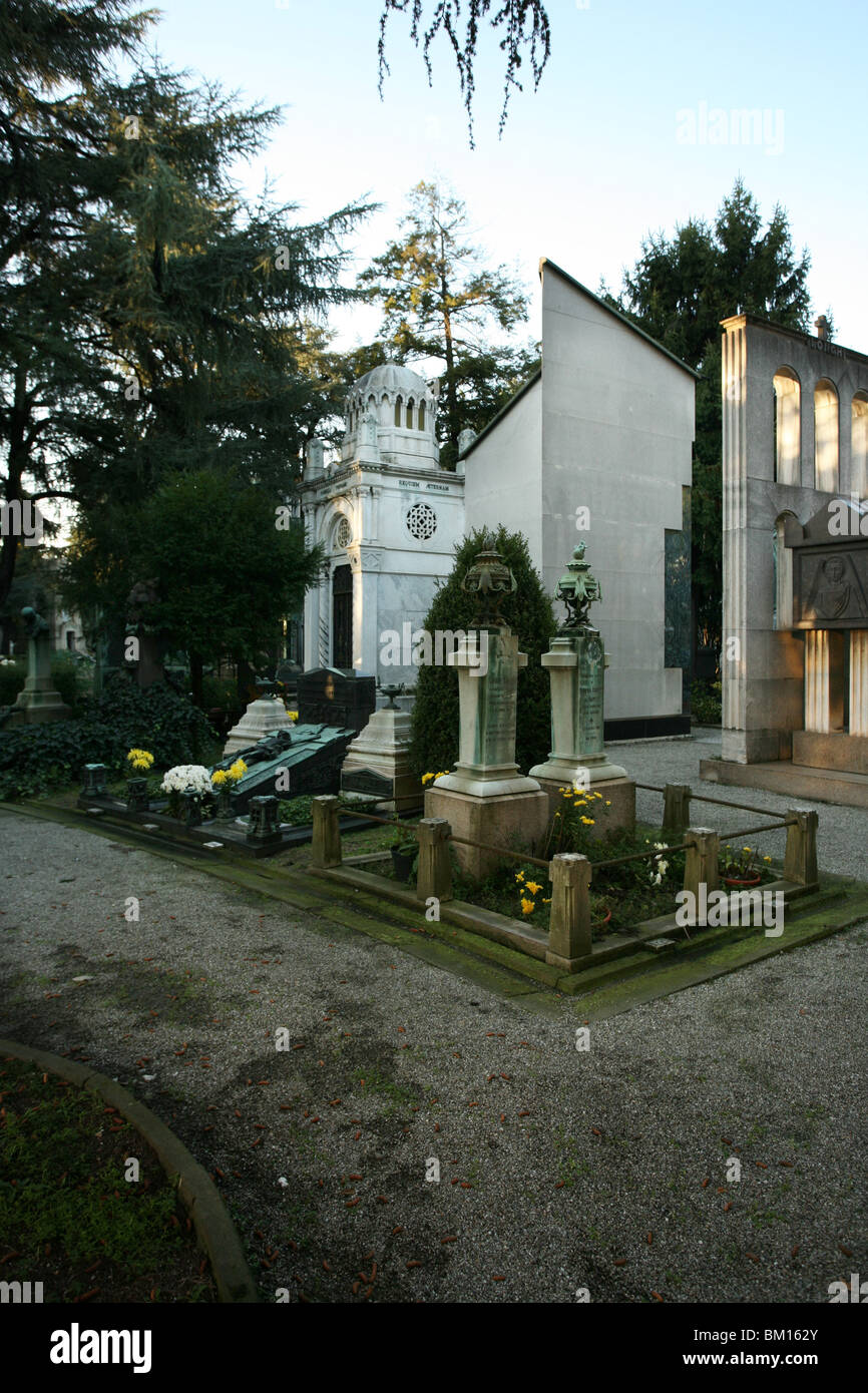 Monumental Cemetery, Architect Carlo Maciachini, Milan, Lombardy, Italy ...