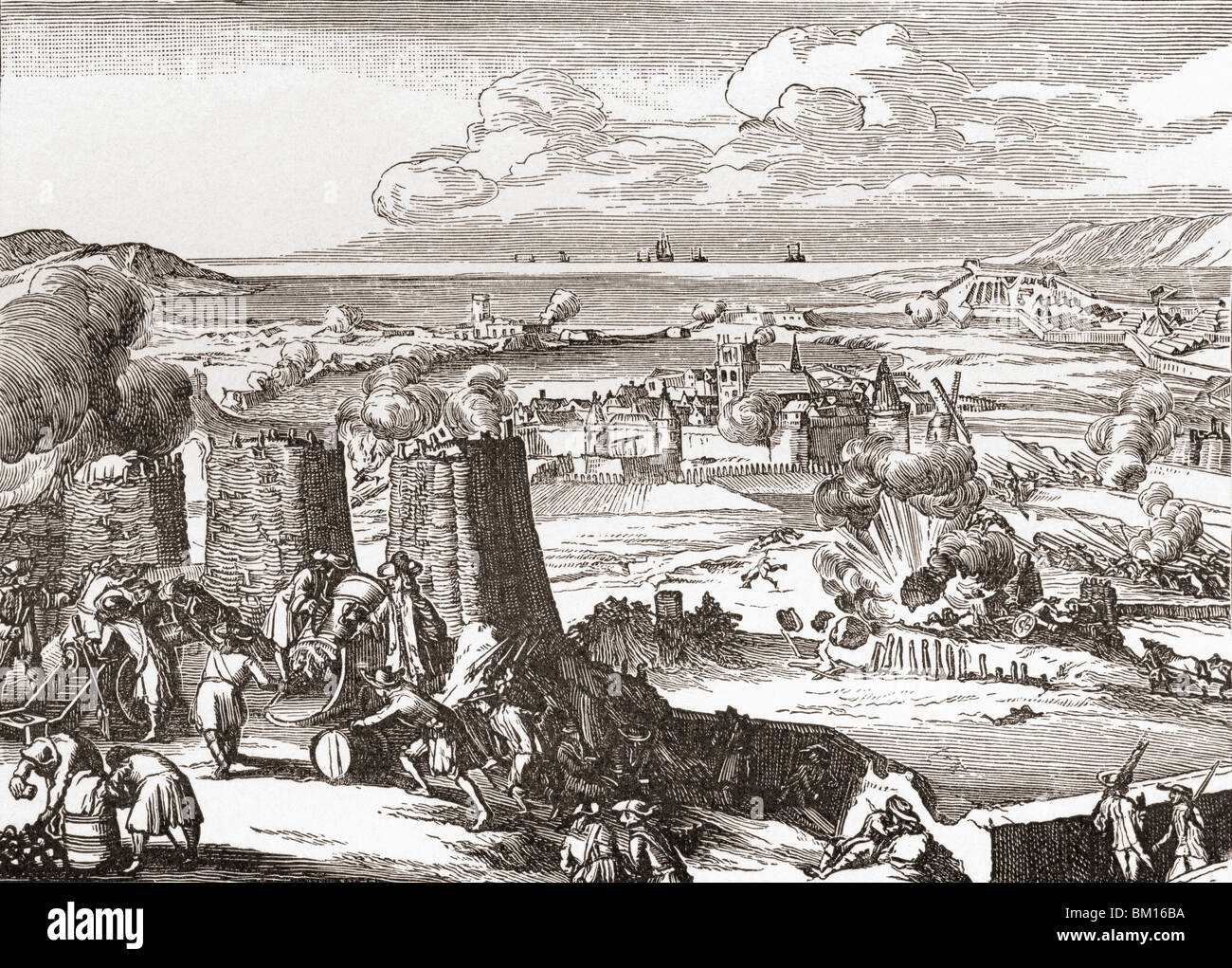 Williamite war defence stronghold besieged hi-res stock photography and ...