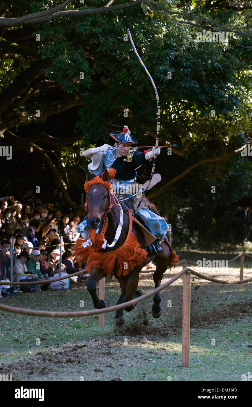 Archery Tradition Horse Yabusame Japan Samurai Stock Photo - Alamy