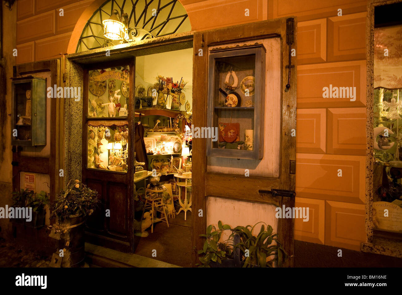 Typical hand craft shop, Finalborgo, Ligury, Italy, Europe Stock Photo ...