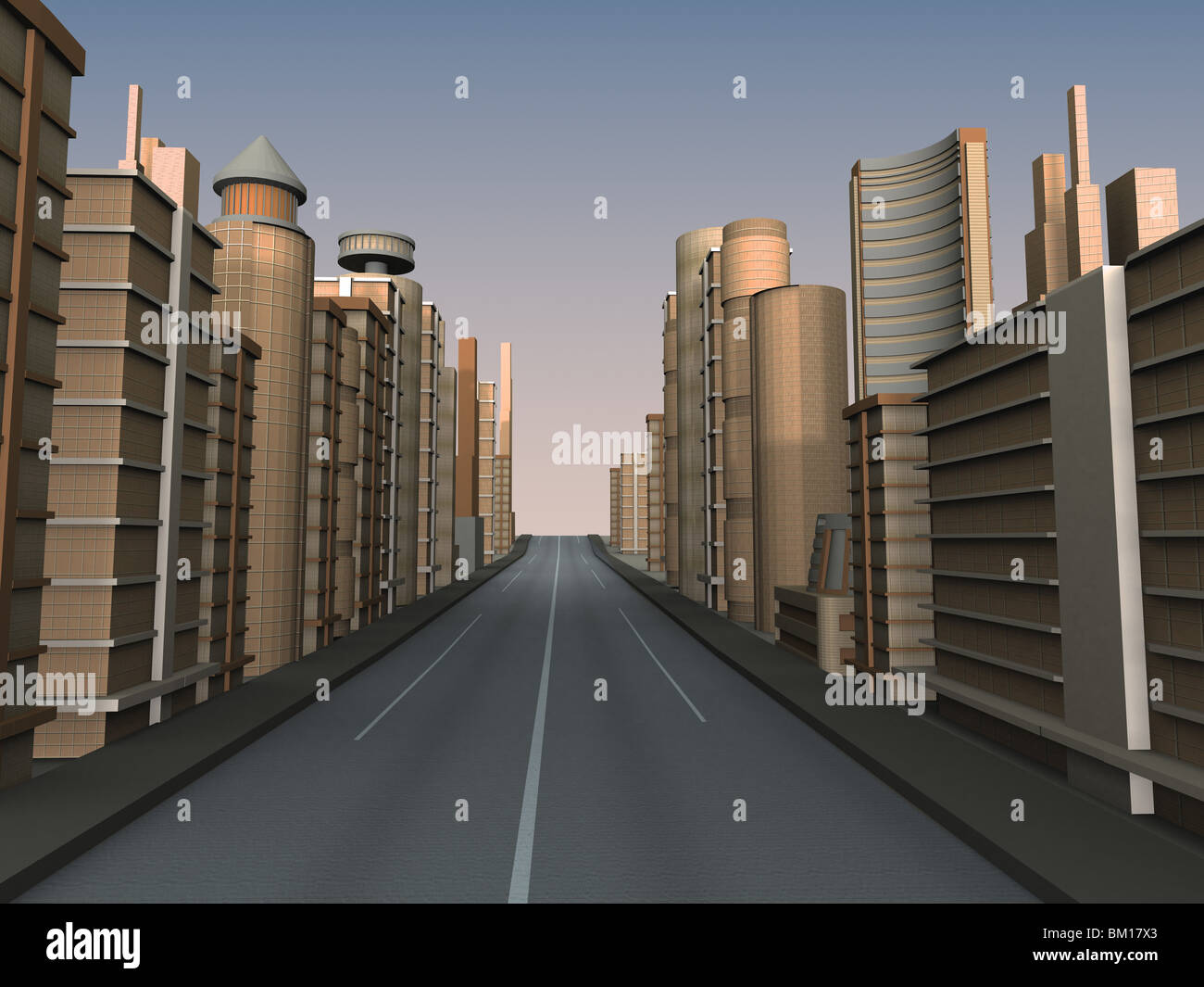 Buildings along a road hi-res stock photography and images - Alamy