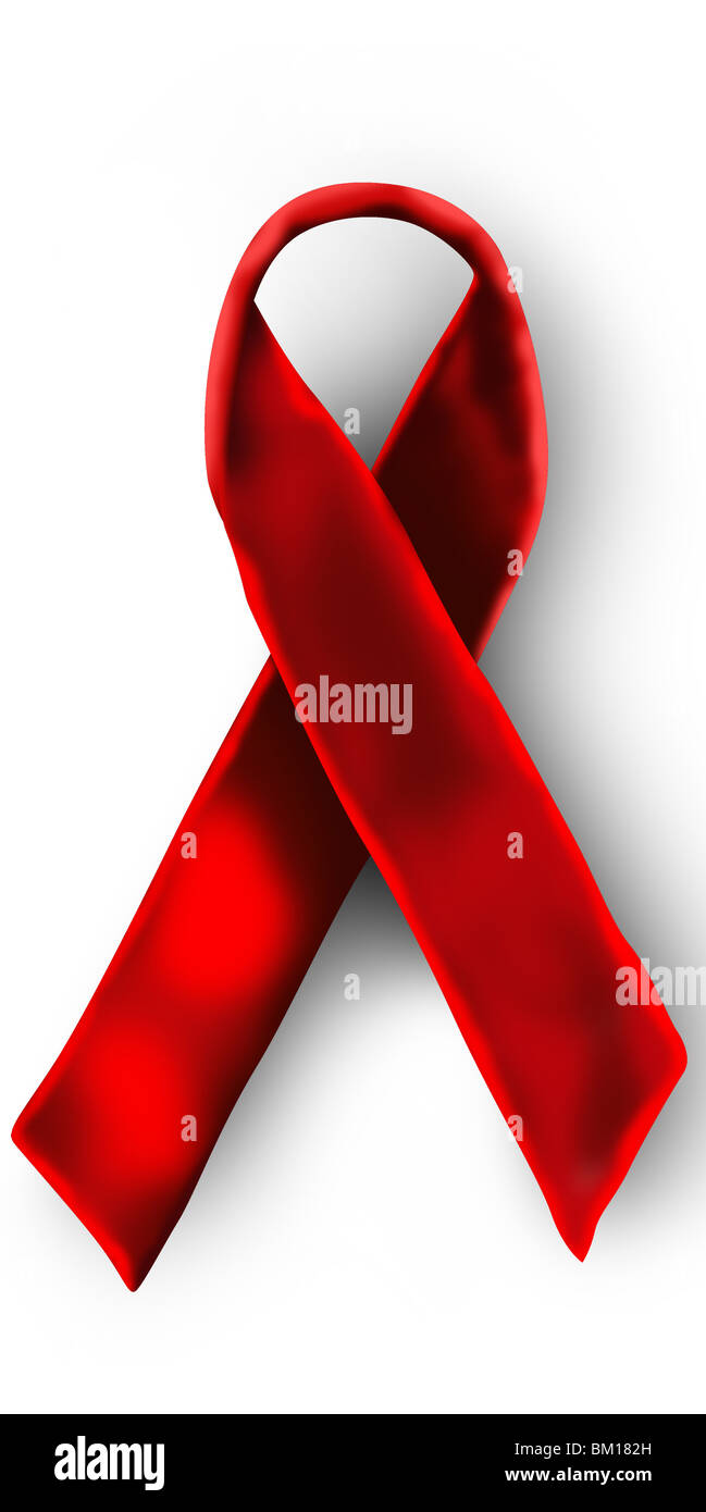 Symbol image awareness ribbon red hi-res stock photography and images ...