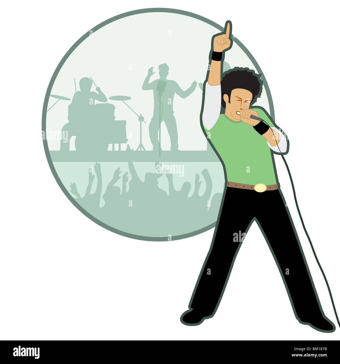 Male singer orchestra hi-res stock photography and images - Alamy