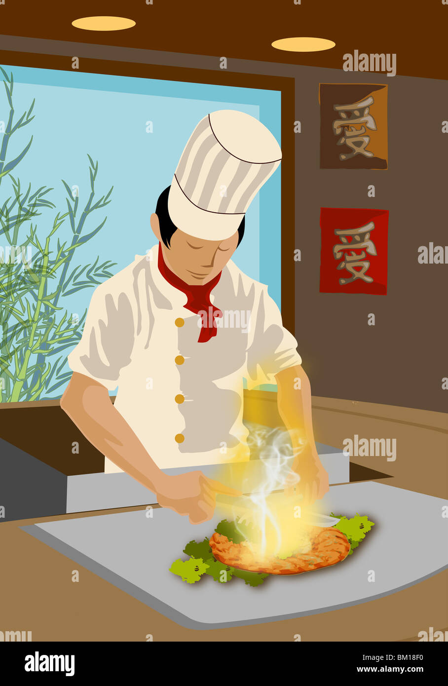 Clip art chefs hat hi-res stock photography and images - Alamy