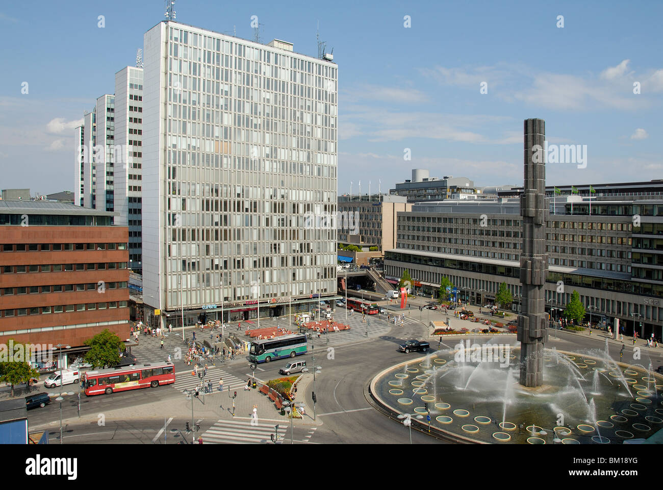 Sergel's Square, Stockholm, Sweden, Scandinavia, Europe Stock Photo - Alamy