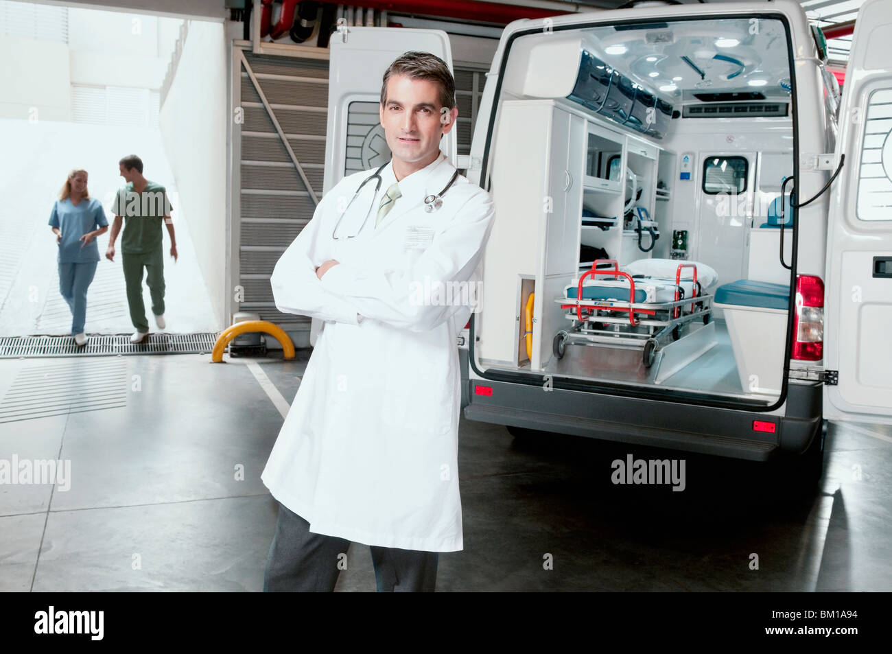 Ambulance front view hi-res stock photography and images - Alamy
