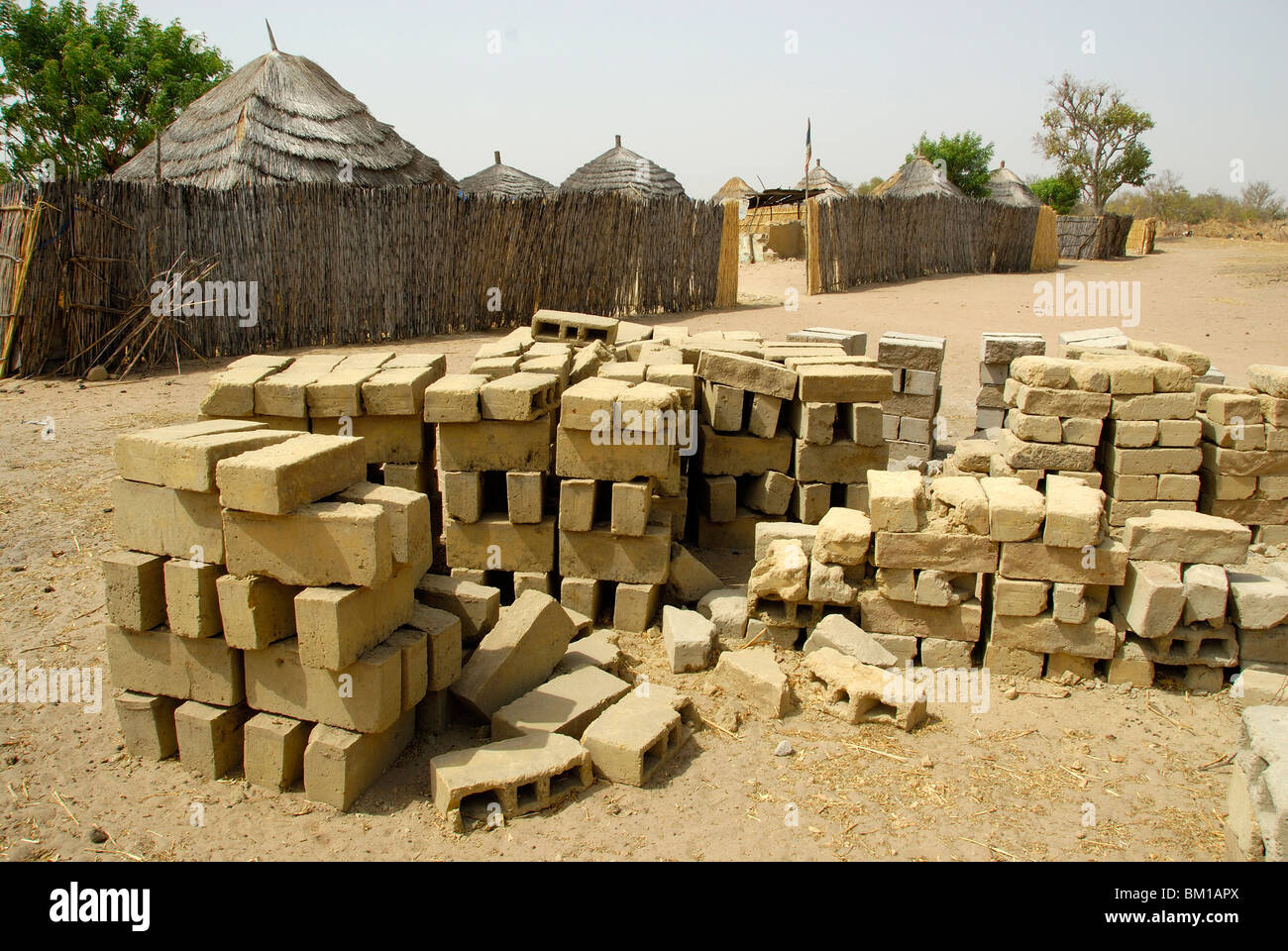 Africa brick bricks hi-res stock photography and images - Alamy