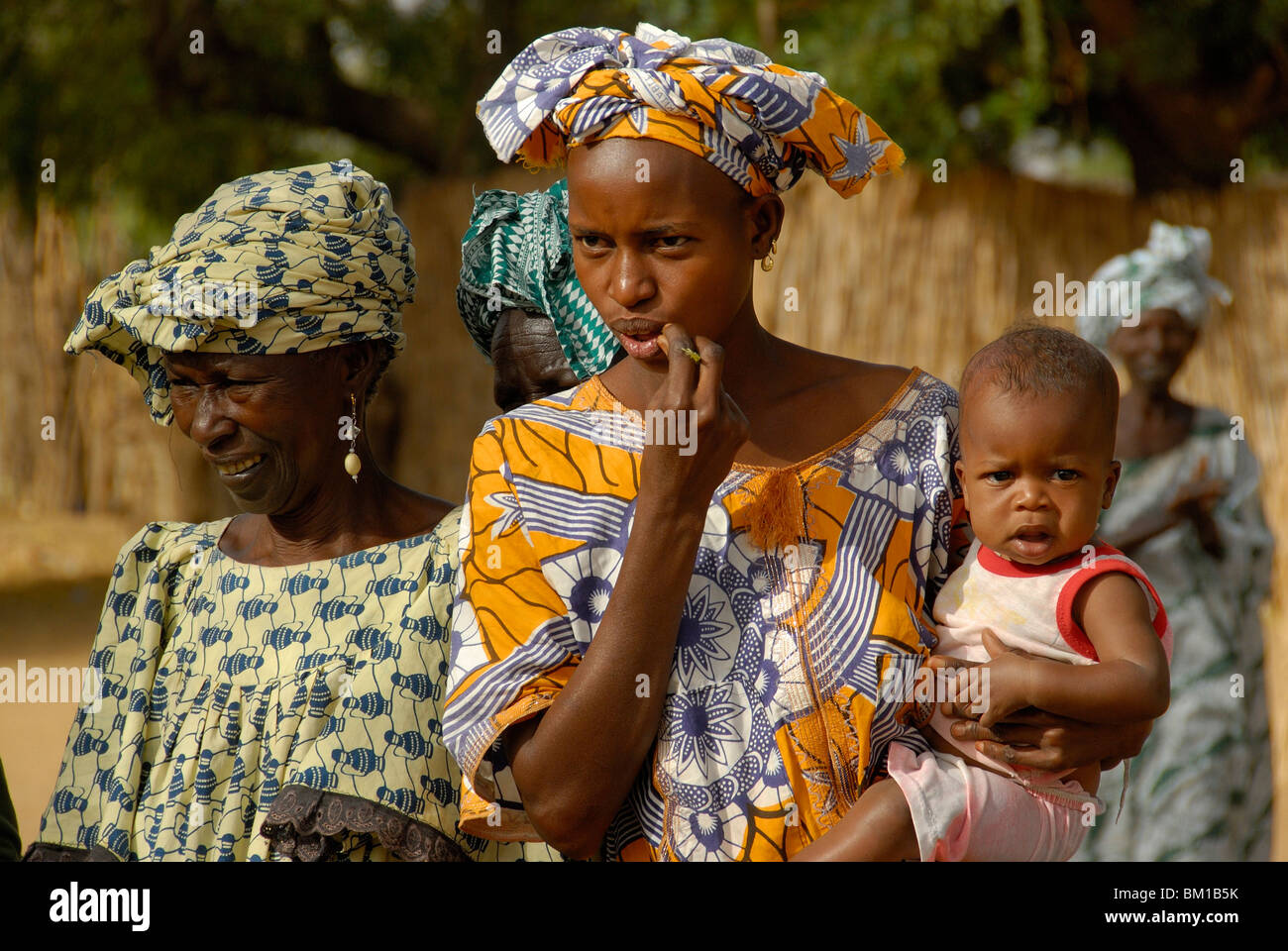 Wolof woman and child, Republic of Senegal, Africa Stock Photo - Alamy