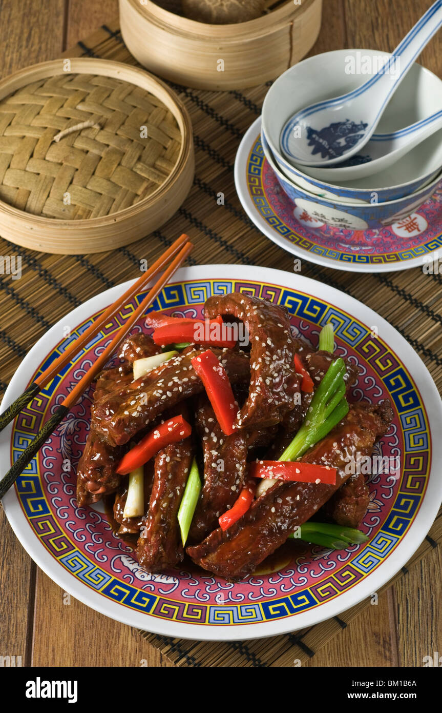 Food spare ribs hi-res stock photography and images - Alamy