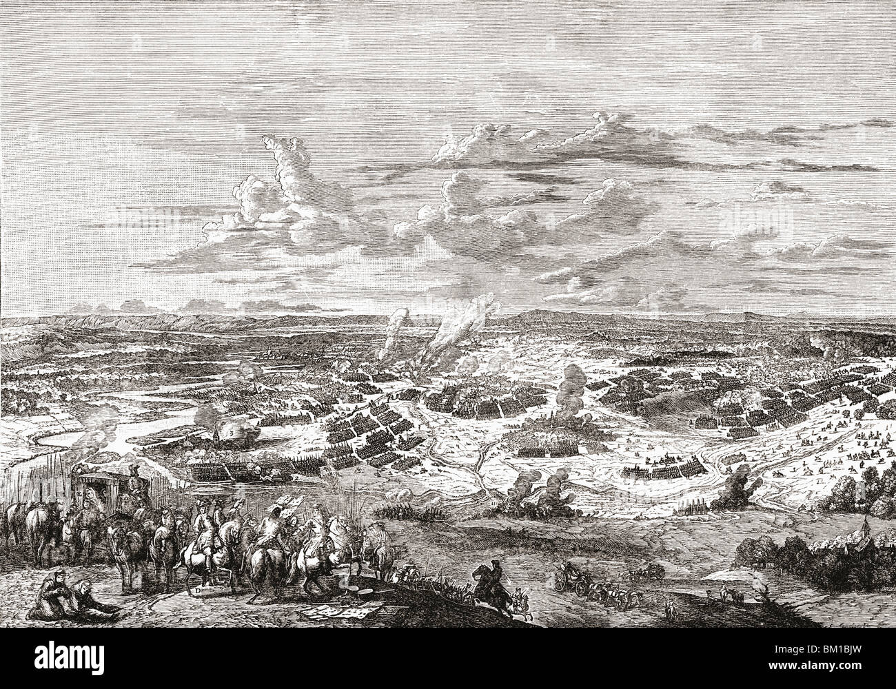 The Battle of Blenheim, Bavaria, 1704 Stock Photo - Alamy