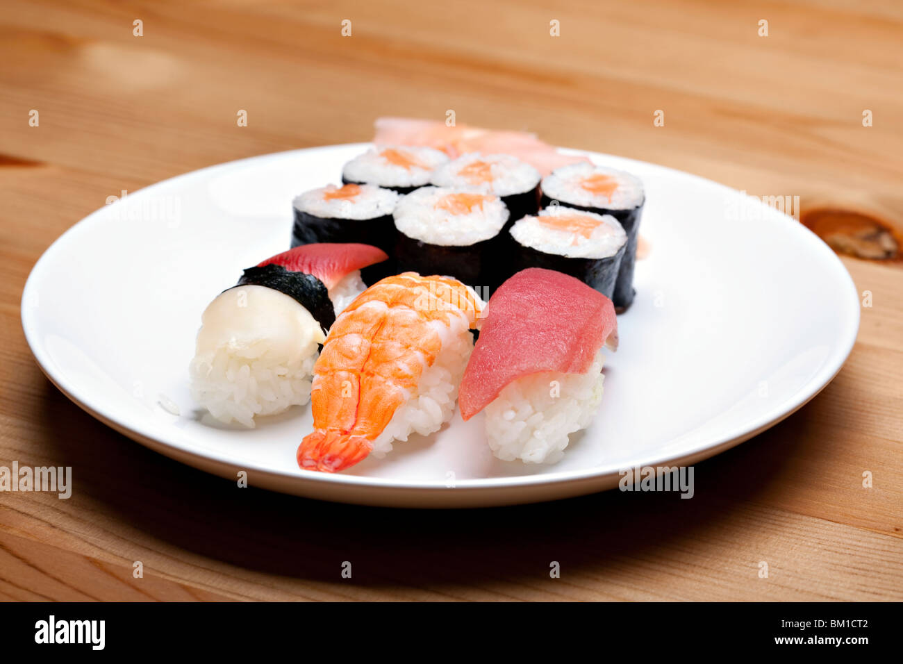 japan traditional food, diferent sushi Stock Photo - Alamy