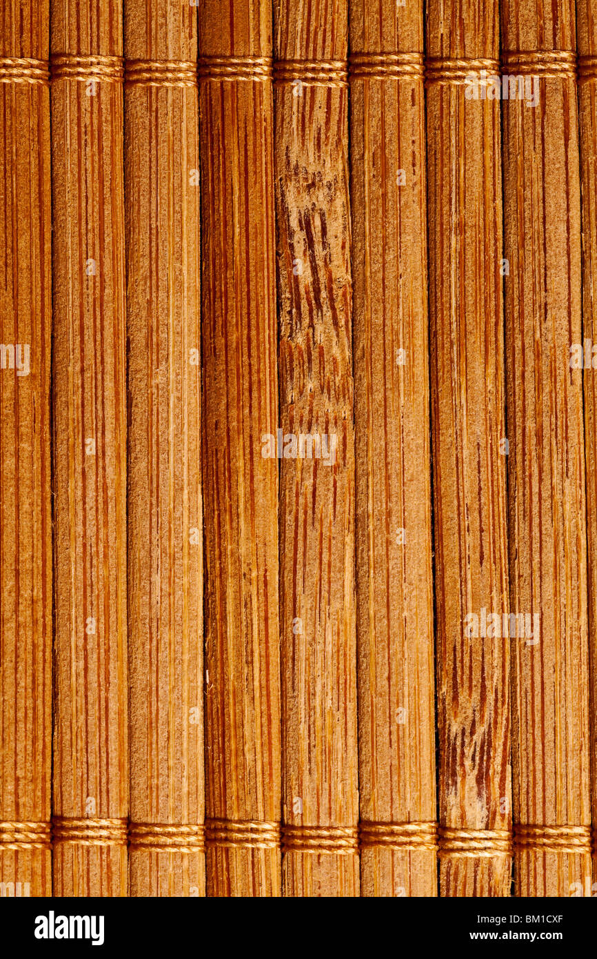 natural bamboo slatted mat background in brown tones Stock Photo - Alamy