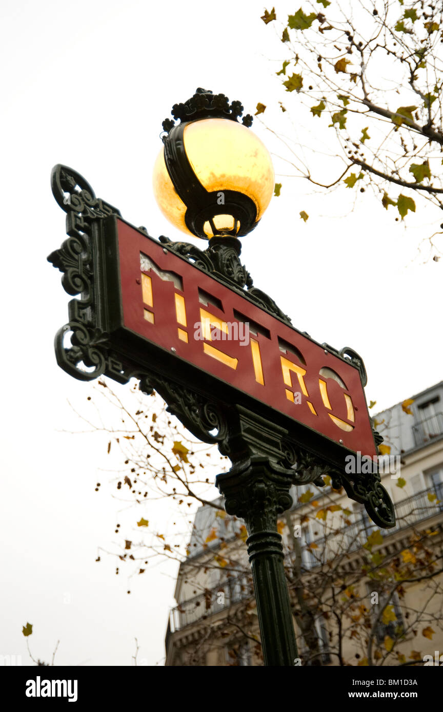 Ornate Metro Sign High Resolution Stock Photography and Images - Alamy