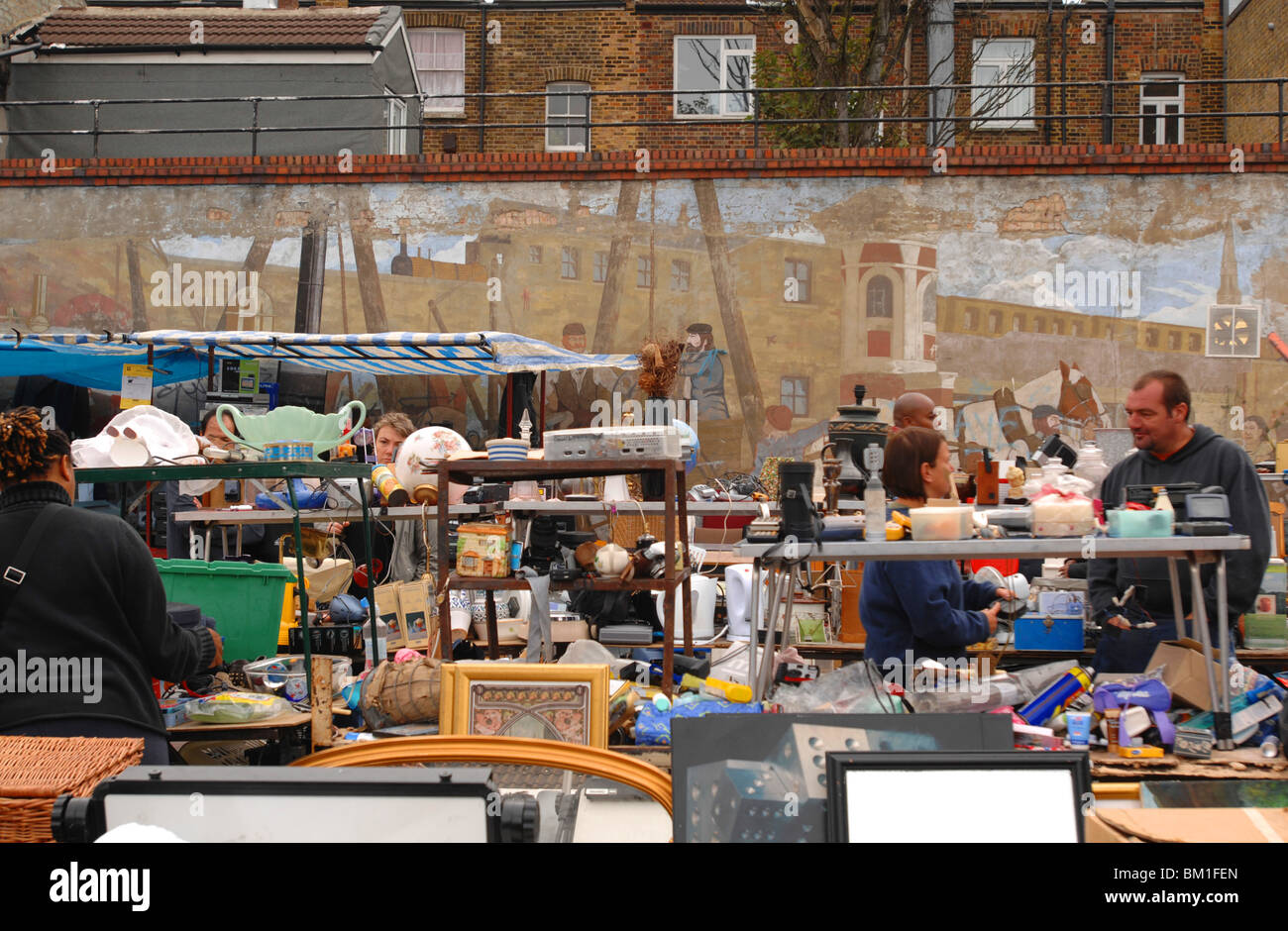 Market, Deptford, London, England, United Kingdom Stock Photo - Alamy