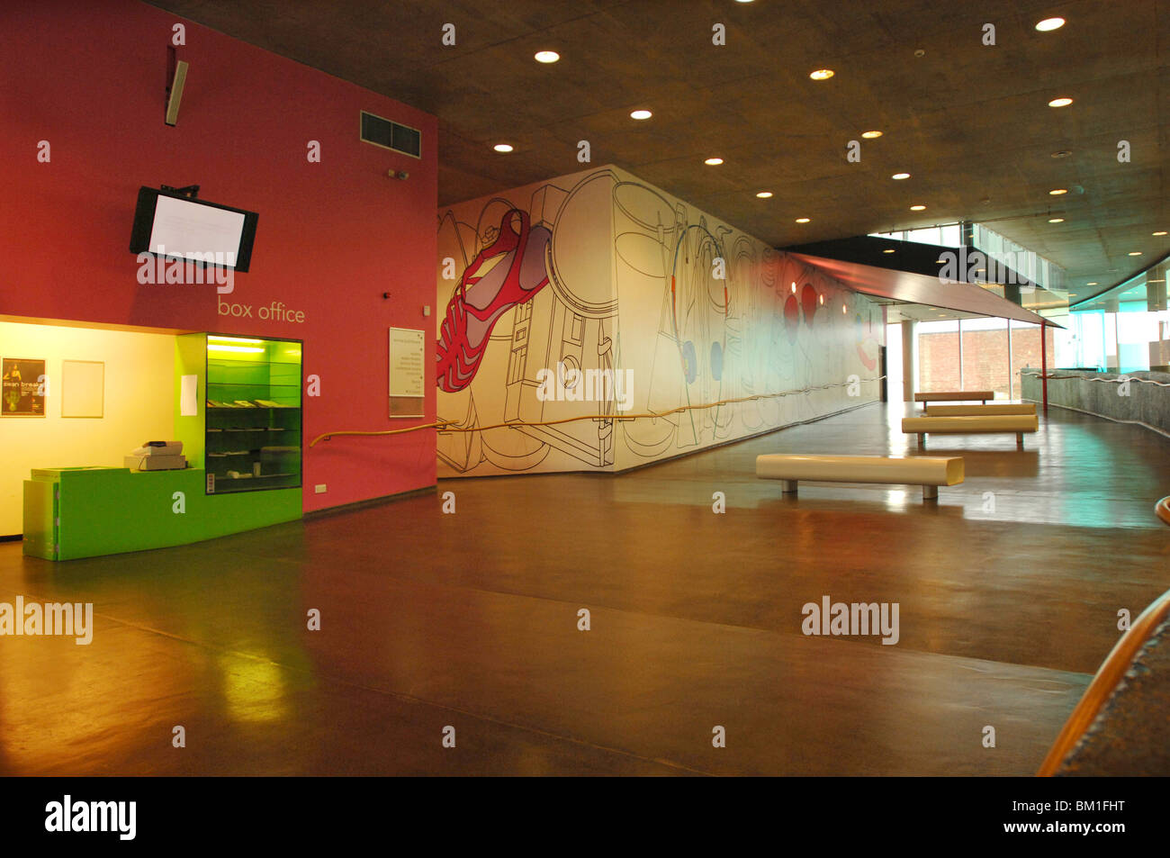 interiors, Laban, dance center, Deptford, London, England, United ...