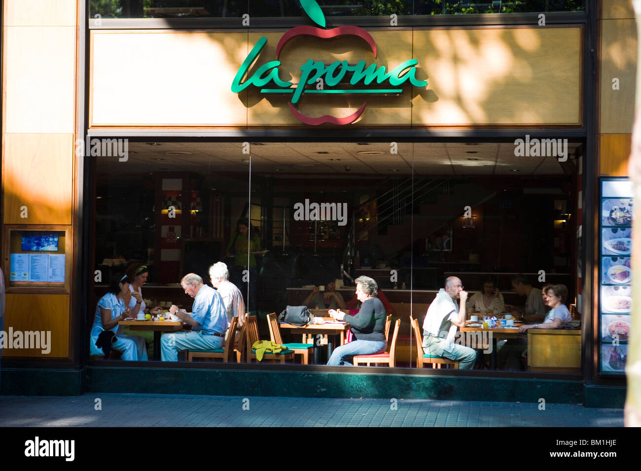 Restaurant, Rambla, Barcelona, Spain, Europe Stock Photo - Alamy