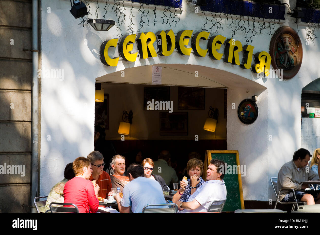 Restaurant, Rambla, Barcelona, Spain, Europe Stock Photo - Alamy