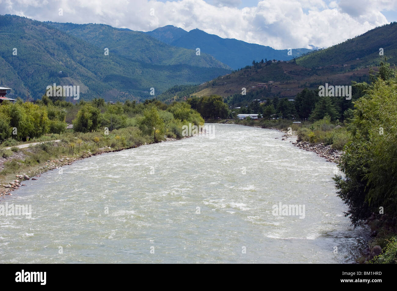 River and valley, Paro, Bhutan, Himalayas, Asia Stock Photo - Alamy