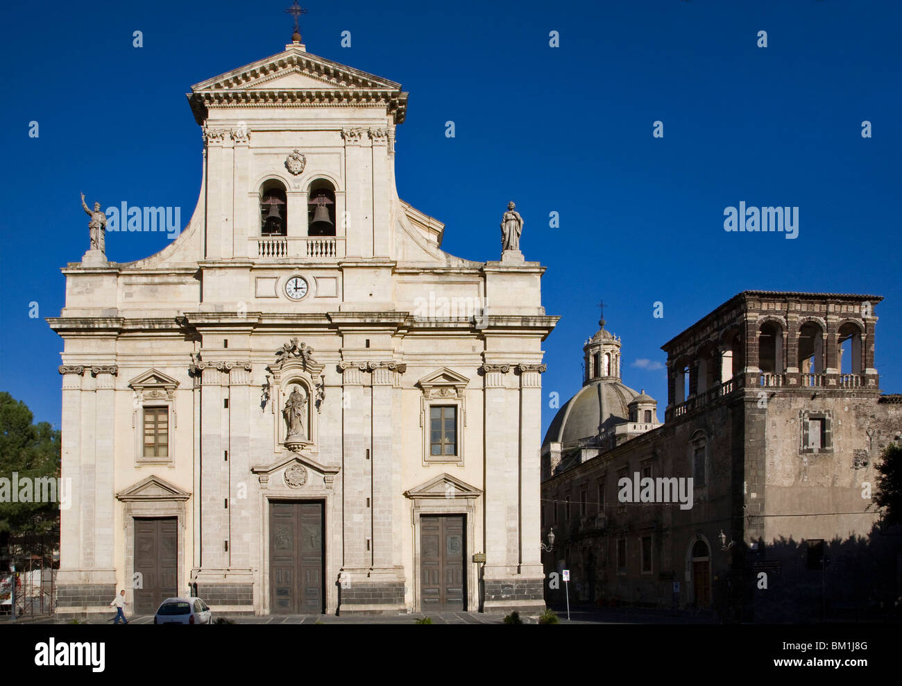 Santa Barbara church, Paternò, Catania, Sicily, Italy, Europe Stock ...