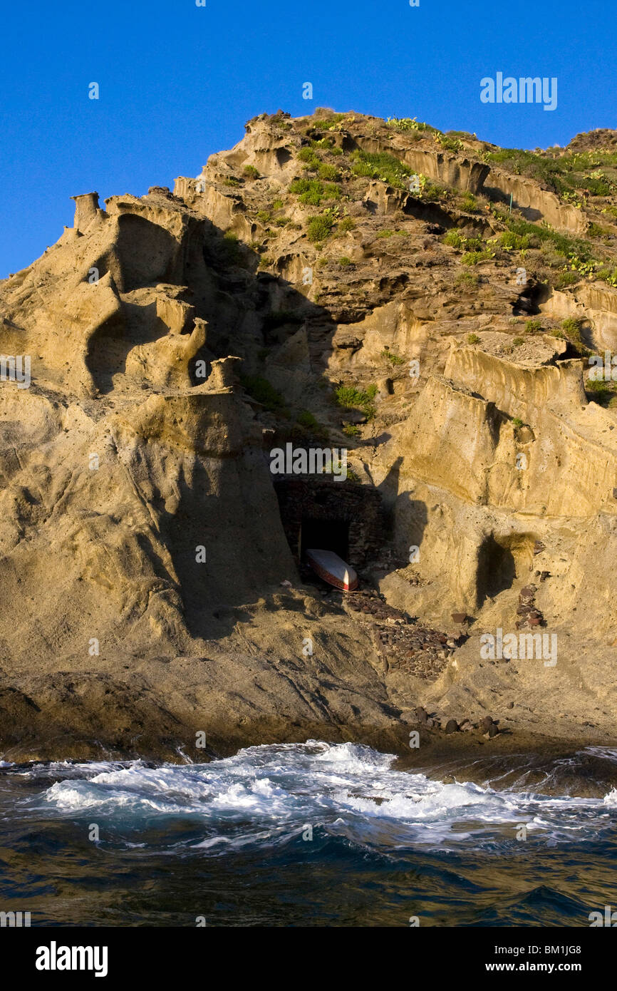 Pollara coast, Salina Island, Messina, Italy, Europe Stock Photo - Alamy