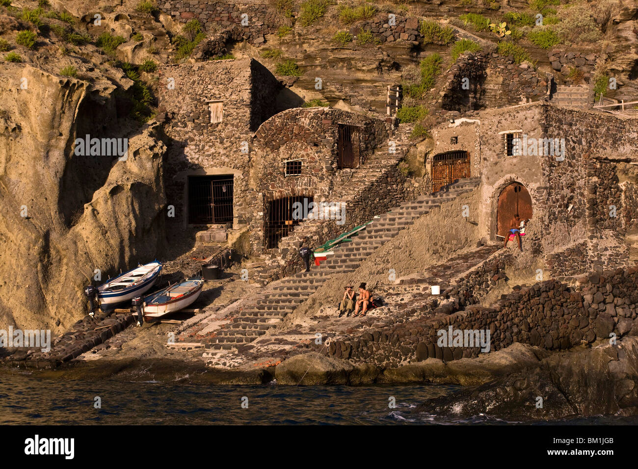 Pollara coast, Salina Island, Messina, Italy, Europe Stock Photo - Alamy
