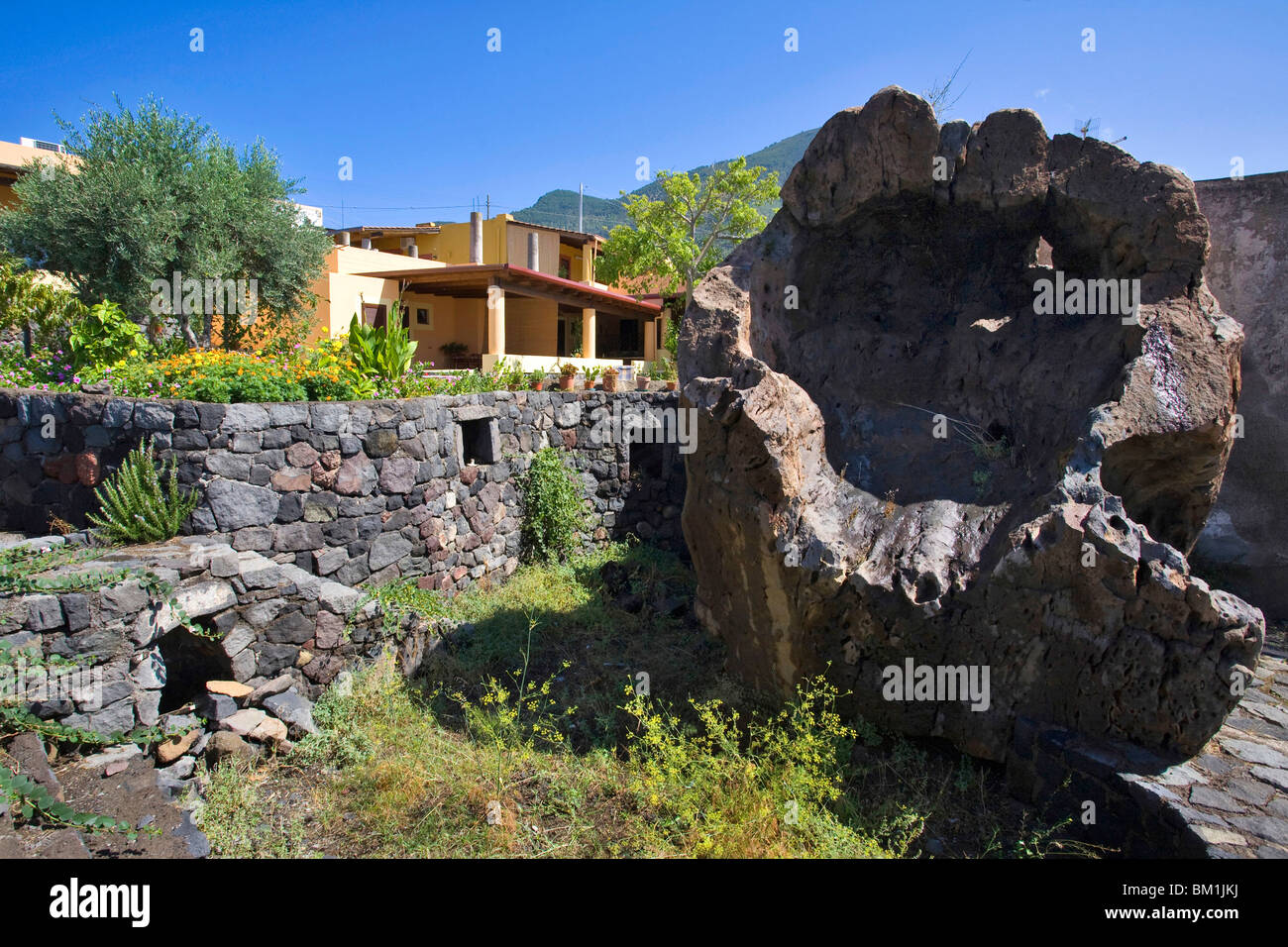Leni village, Salina Island, Messina, Italy, Europe Stock Photo - Alamy