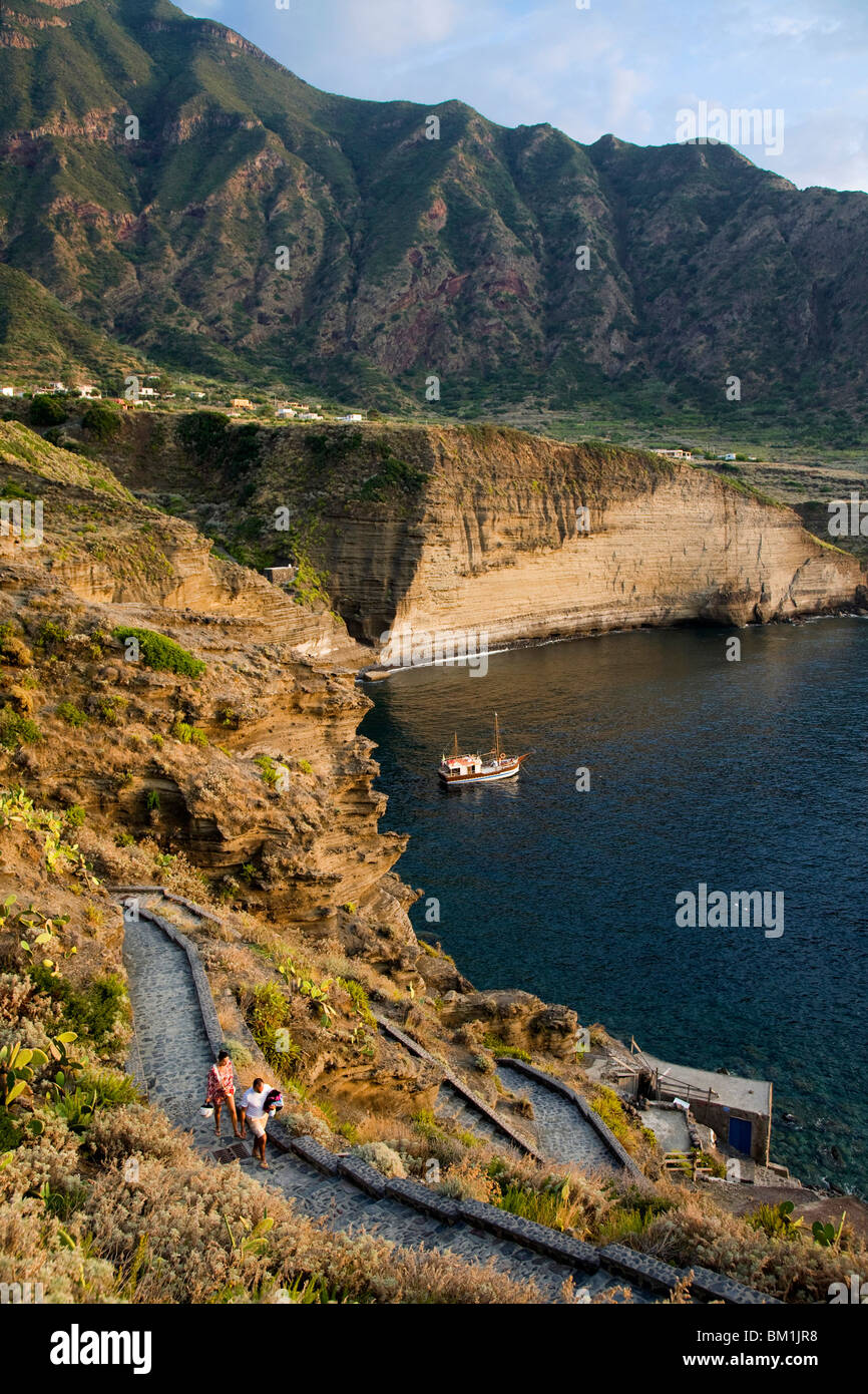 Pollara coast, Salina Island, Messina, Italy, Europe Stock Photo - Alamy