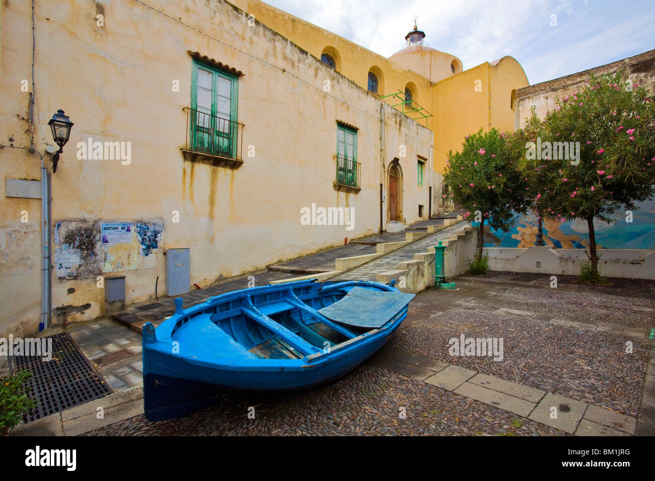Santa Marina Village, Salina Island, Messina, Sicily, Italy, Europe ...