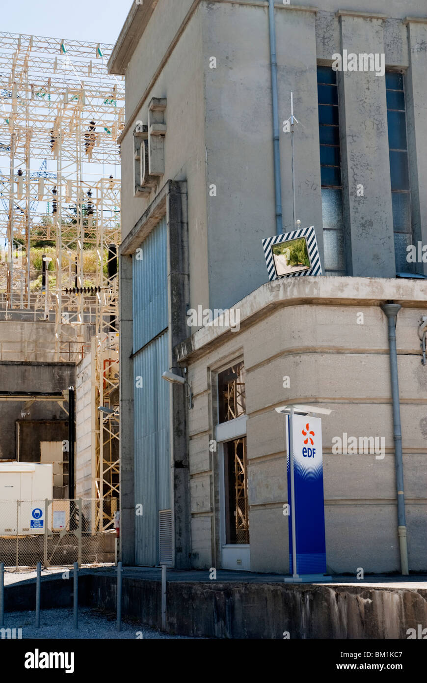 Hydro electricity generating station by the Gorge du Verdon,Provence ...