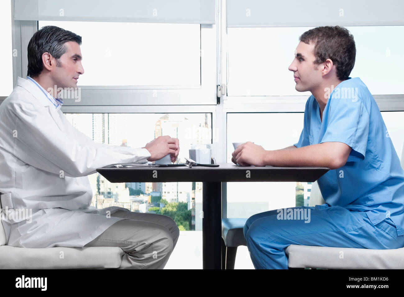 Doctor discussing food hi-res stock photography and images - Alamy