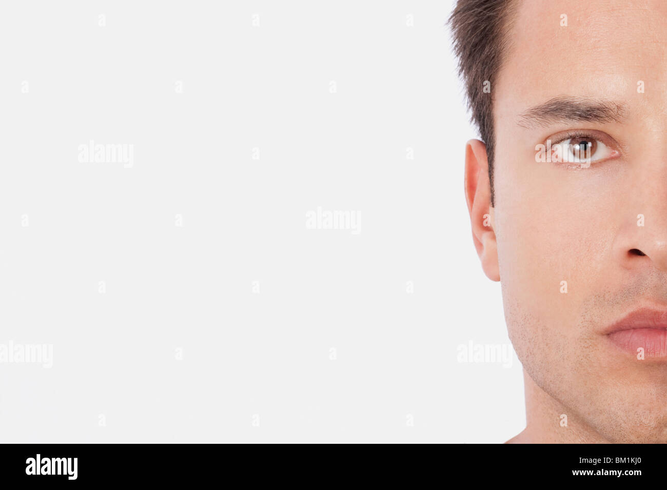 Man cut out serious hi-res stock photography and images - Alamy